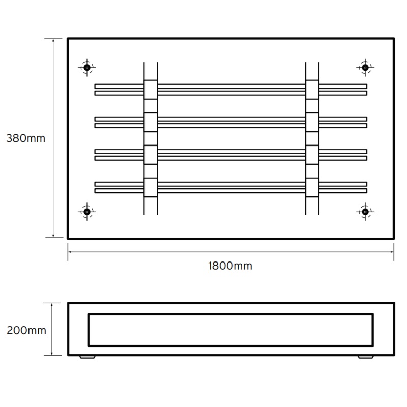 Niglon 200A 1800mm Busbar Chamber – BBC2064 – TEW Electrical