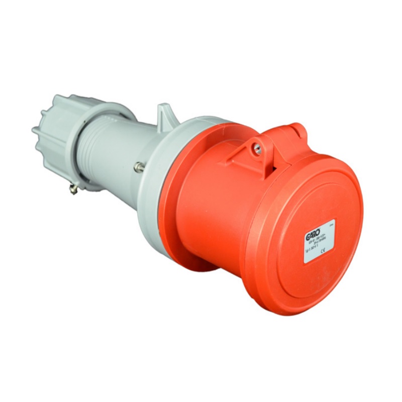 Garo 63A 5 Pin (3P+N+E) Red IP44 Industrial Coupler 200-415V – S463-6S – TEW Electrical